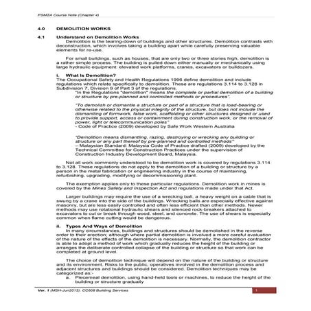 Building Service Chapter 4 | PDF