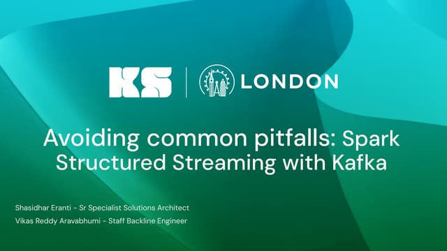 Avoiding Common Pitfalls: Spark Structured Streaming with Kafka | PDF Avoiding Common Pitfalls: Spark Structured Streaming with Kafka | PDF