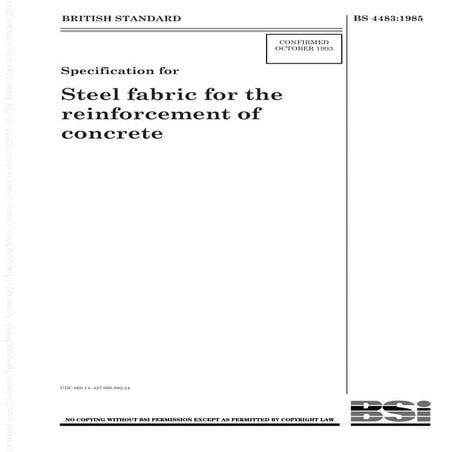 Bs 4483 1985 | PDF | Business | Business and Finance
