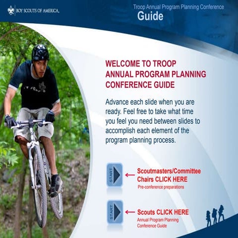 BSA - Troop Annual Program Planning Guide | PPSX
