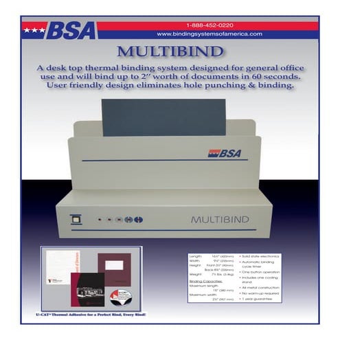 Bsa Multi Bind | PDF