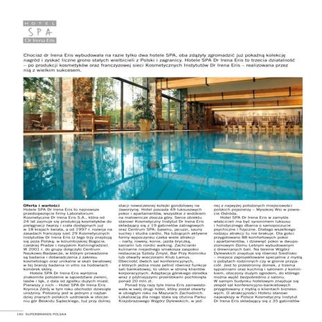 Case study marki Dr Irena Eris z Albumu Superbrands Polska 2006 | PDF