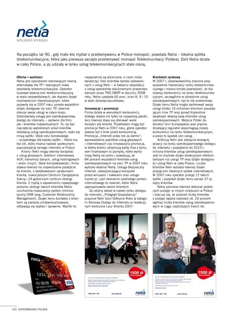 Case study marki TP z Albumu Superbrands Polska 2006 | PDF