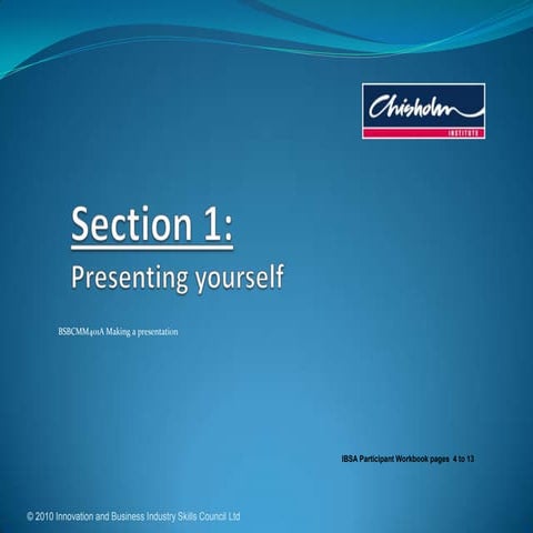 BSBCMM401A- section1 | PPT | Free Download