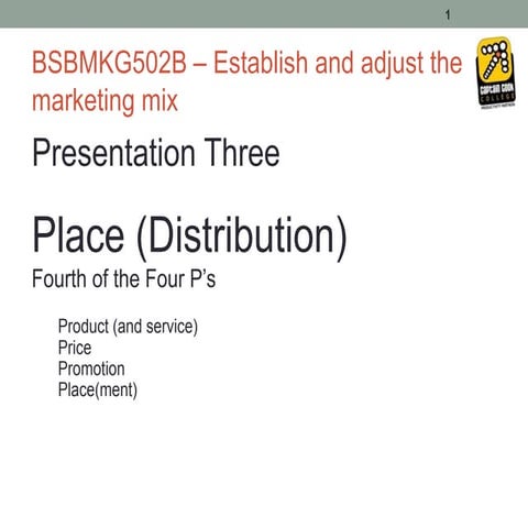 Bsbmkg502 b – session ii ib | PPT