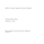 BSC302 Advanced Quantitative Research Methods | DOCX
