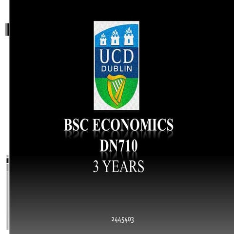 Bsc Economics | PPTX