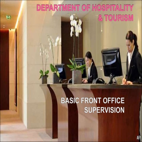 Basic Front Office Supervision | PPTX