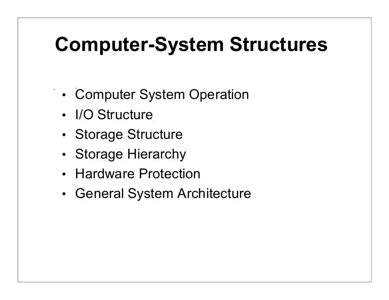 computer system structure
