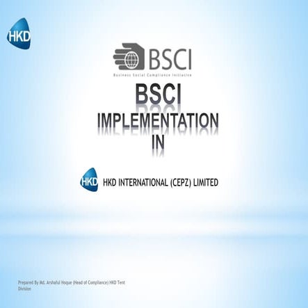 Bsci (audit checklist) | PDF