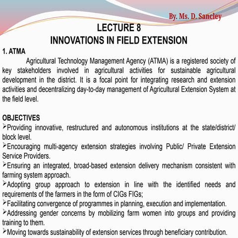 Approaches in Extenstion | PPTX
