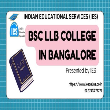 BSC LLB Colleges in Bangalore.pdf