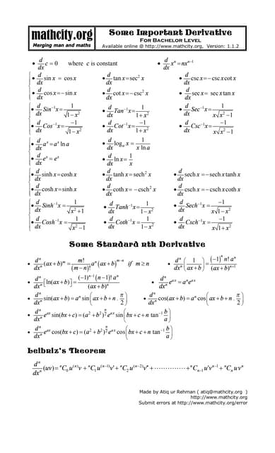 Statistics Cheatsheet by MIT | PDF | Physics | Science