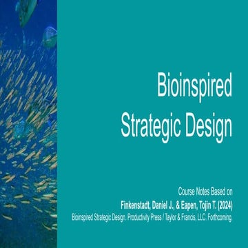 Bioinspired Strategic Design (2024) | Sample Course Notes | September ...