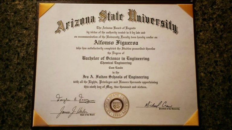 Engineering Certificate For Bachelors Degree