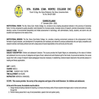 English New Curriculum of Bachelor Secondary Education Major ing ...