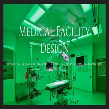 Medical Facility Design | PPTX