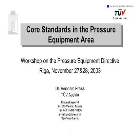 BS EN 13445 overview Workshop on PED doc. | PDF