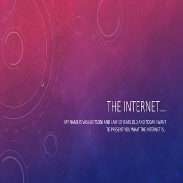 The Dangers of the Internet | PPTX