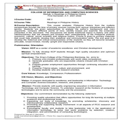 BSHM 1 readings in phil hist.docx