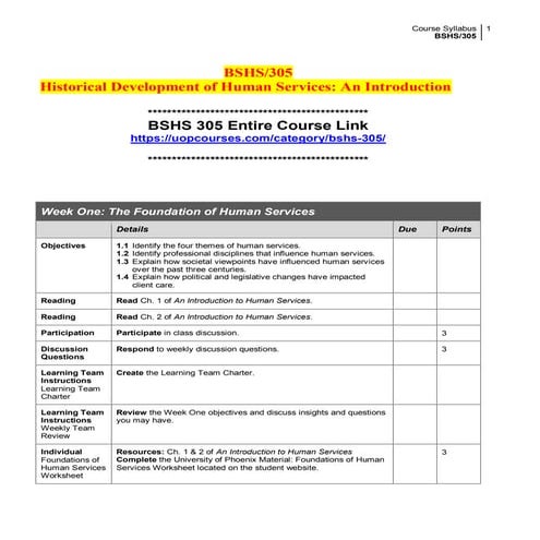 Bshs 305 bshs305 | PDF | Educational Assessment | Education