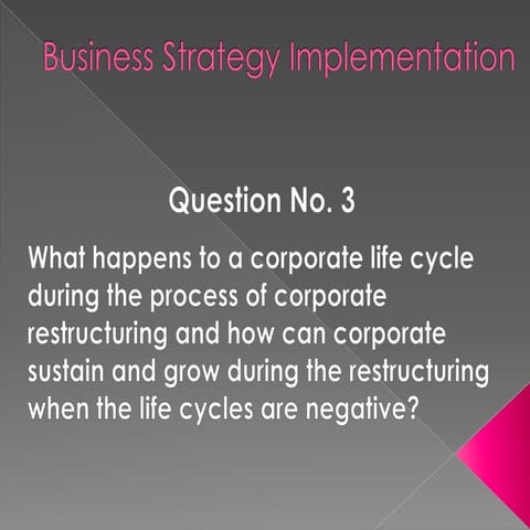 Business Strategic Implementation-Part3 | PPT