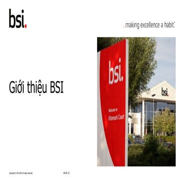 Bsi corporate presentation october 2012 vietnamese | PPT