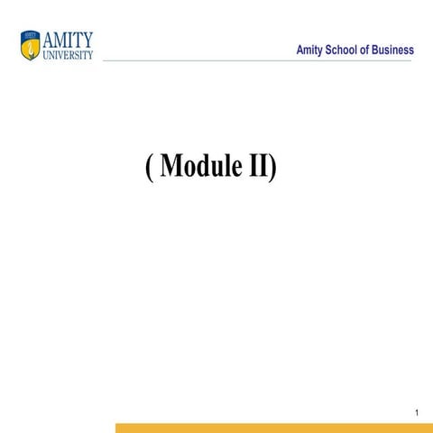 Bs ii module 2 | PPT