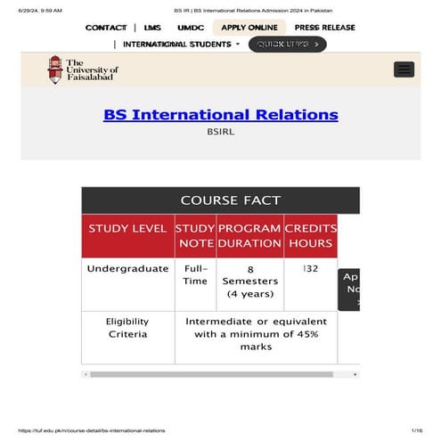 BS IR _ BS International Relations Admission 2024 in Pakistan.pdf