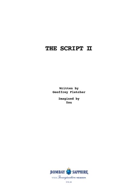 Breakdown sheet scene_1 | PDF