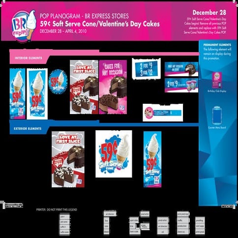 Baskin-Robbins Planogram | PDF