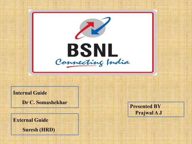 Casestudy Bsnl | PPT