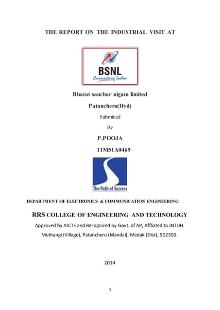 DMRC Telecom Internship | PPTX | Telecommunications Industry | Industries