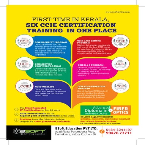 CCIE Course Bsoft Cochin | PDF