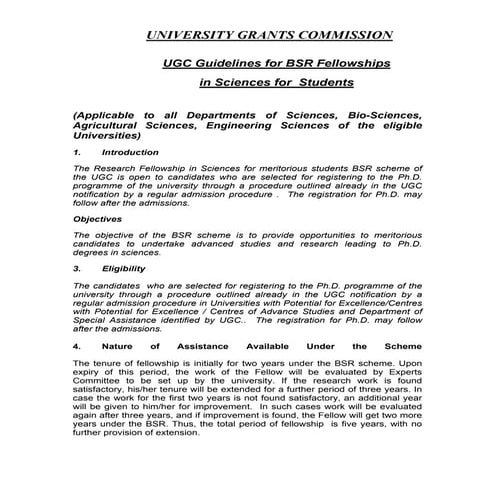 Bsr guidelines | PDF