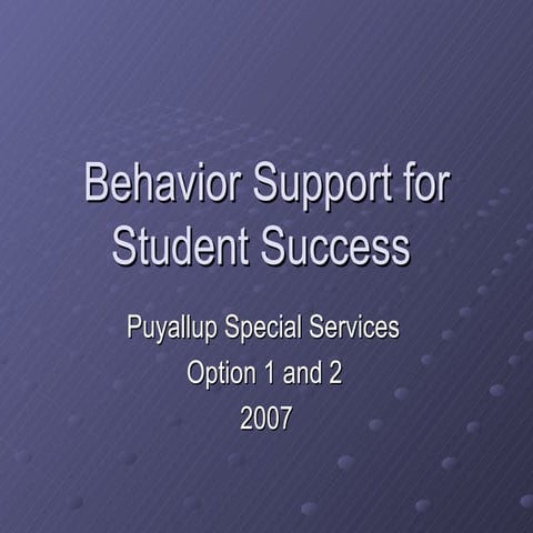 Ci3T: Behavior Specific Praise | PPTX