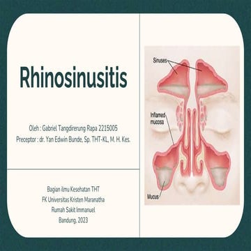 Rhinosinusitis | PPT