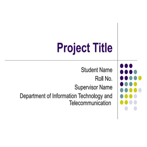 Bsc Project Proposal Sample and Examples | PDF