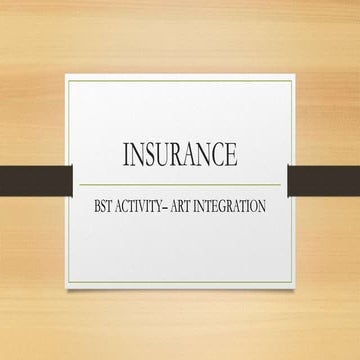 Bst project insurance | PPTX