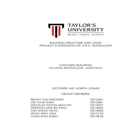 B structure report | PDF