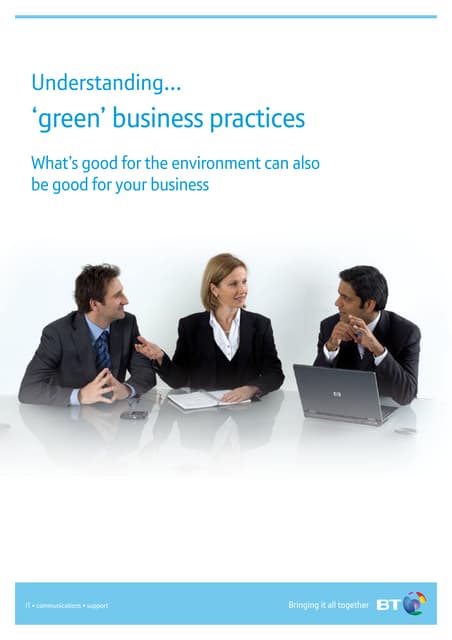 Sustainable business practices | PPTX
