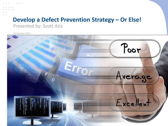 Defect Analysis & Prevention, Data Mining & Visualization of Defect ...