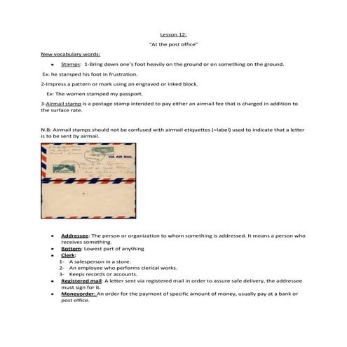 Bt1 lesson 12 | DOCX