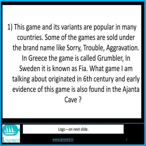 Brand Trivia Business Quiz 42 | PPT