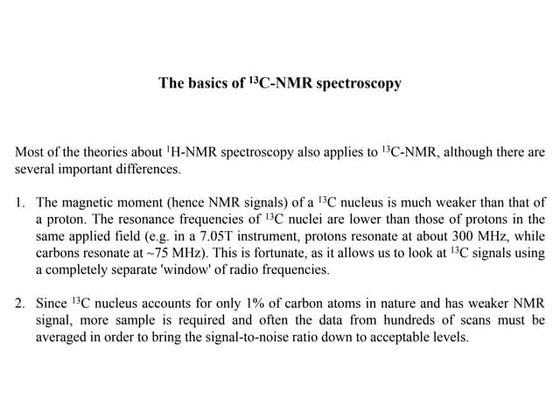 1 h nmr spectrum using chemdraw | PPTX
