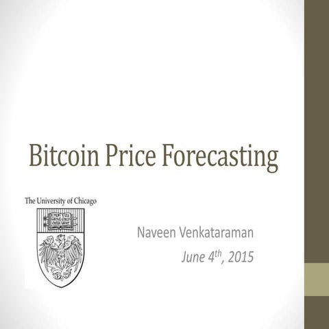 Bitcoin Price Forecasting | PPTX