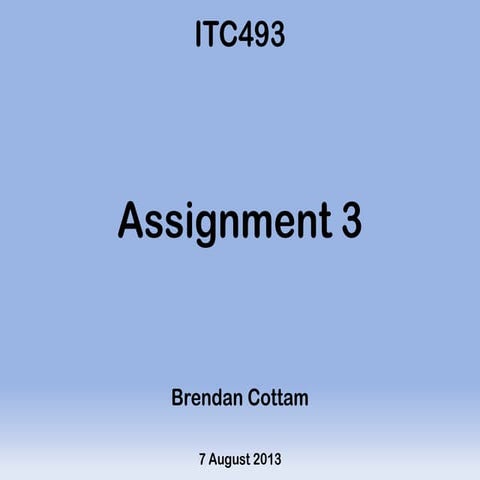 btc assignment 3 | PPTX