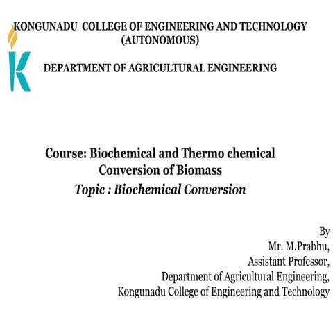 Biochemical and Thermochemical Conversion of Biomass.pptx