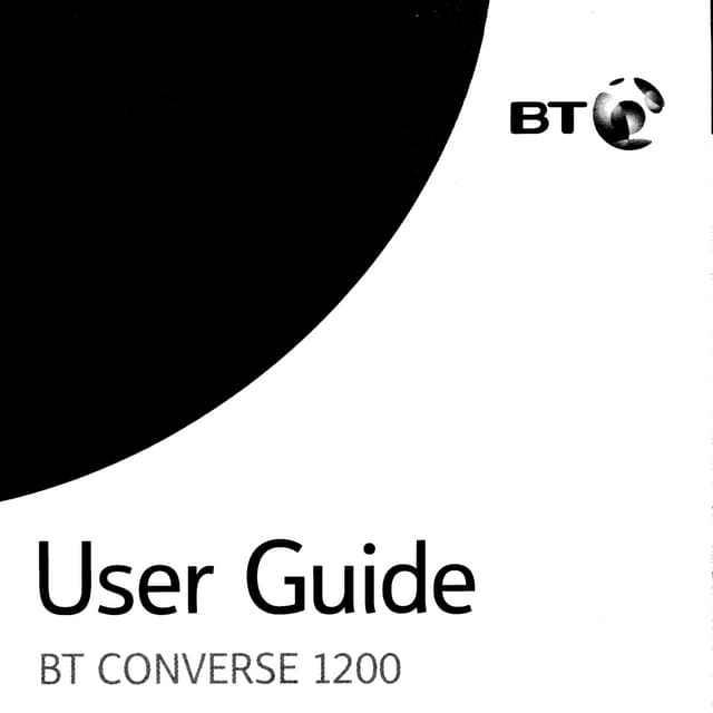 Bt converse 1200 Bt decor 110 user manual from Telephones Online www ...
