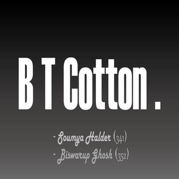 BT Cotton FINALS RECOMBINANT COTTONS.pdf